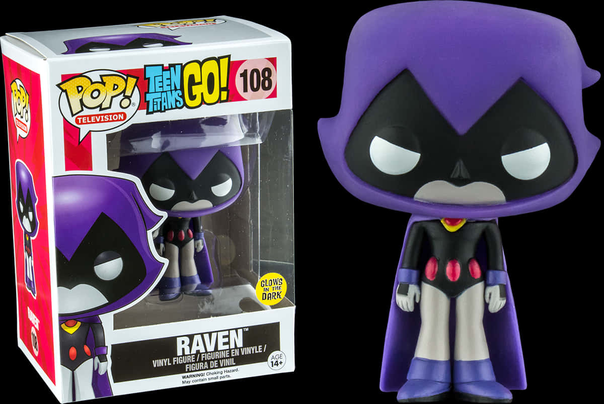 Teen Titans Go Raven Funko Pop PNG Image Teen Titans Go Raven Funko Pop PNG Image