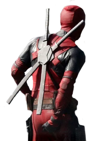 Deadpool Pose Fingeron Lips | PNGpix.com